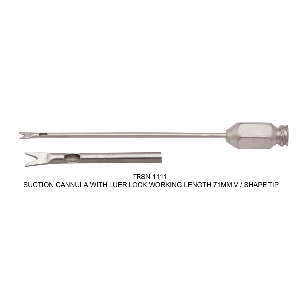 SUCTION CANNULA WITH LUER LOCK – TrealSurgical